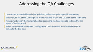 Webinar: DevOps challenges facing QA | PPT