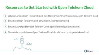 Thinking One Step Further with Time-saving DevOps Tools with Open Telekom Cloud and Bitnami | PPT