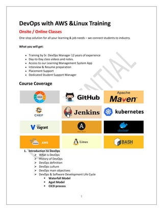 Top AWS DevOps course in Hyderabad | PDF