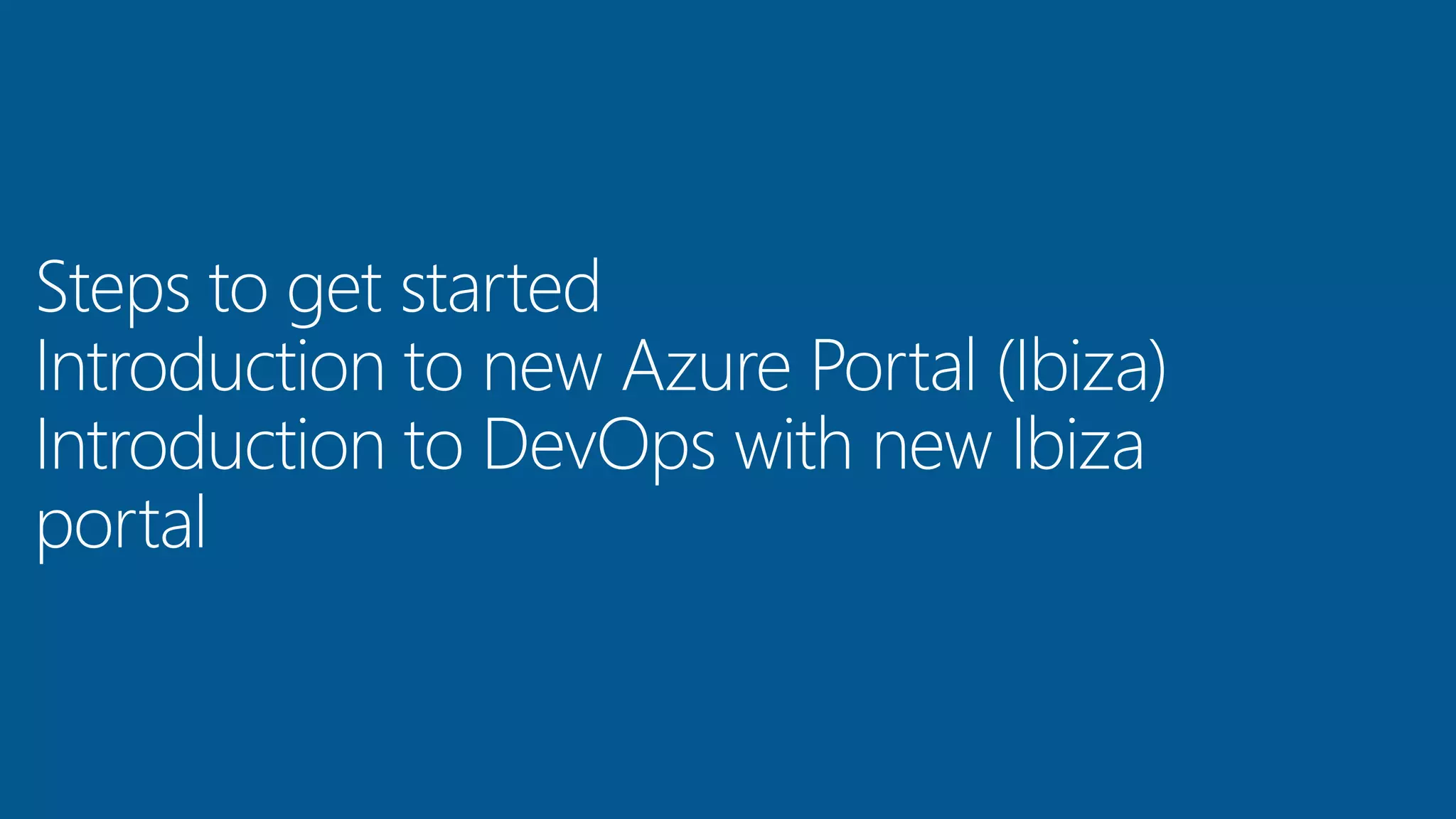 Devops With Microsoft Azure Ppt 
