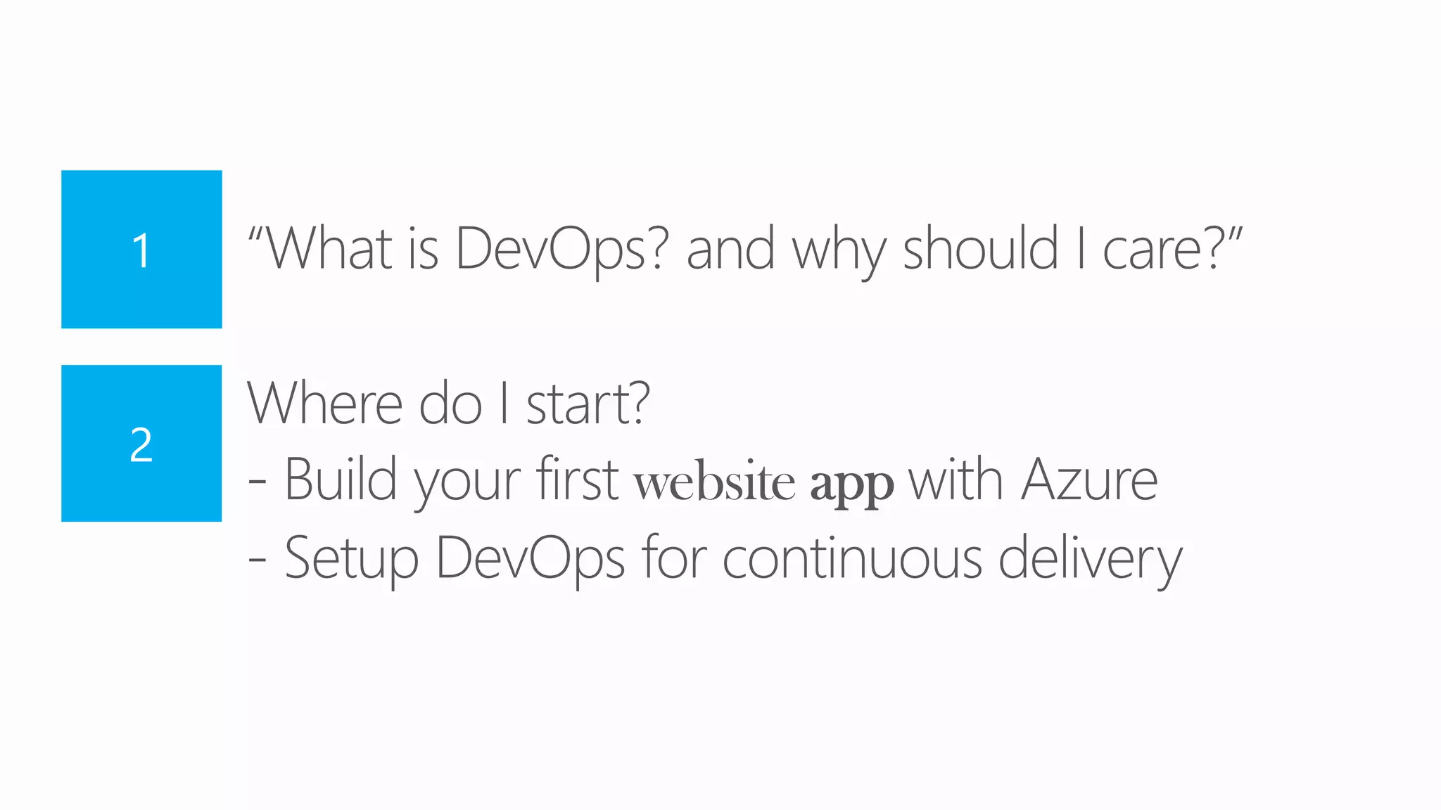 DevOps with Microsoft Azure | PPT