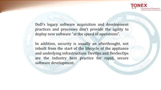 DevOps Workshop, DevOps for DoD Professionals | PPT