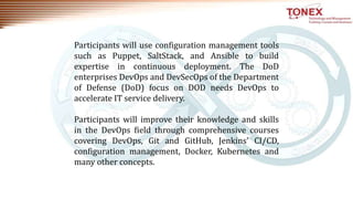 DevOps Workshop, DevOps for DoD Professionals | PPTX