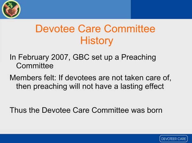 Devoteecare Global - 2010 | PPT