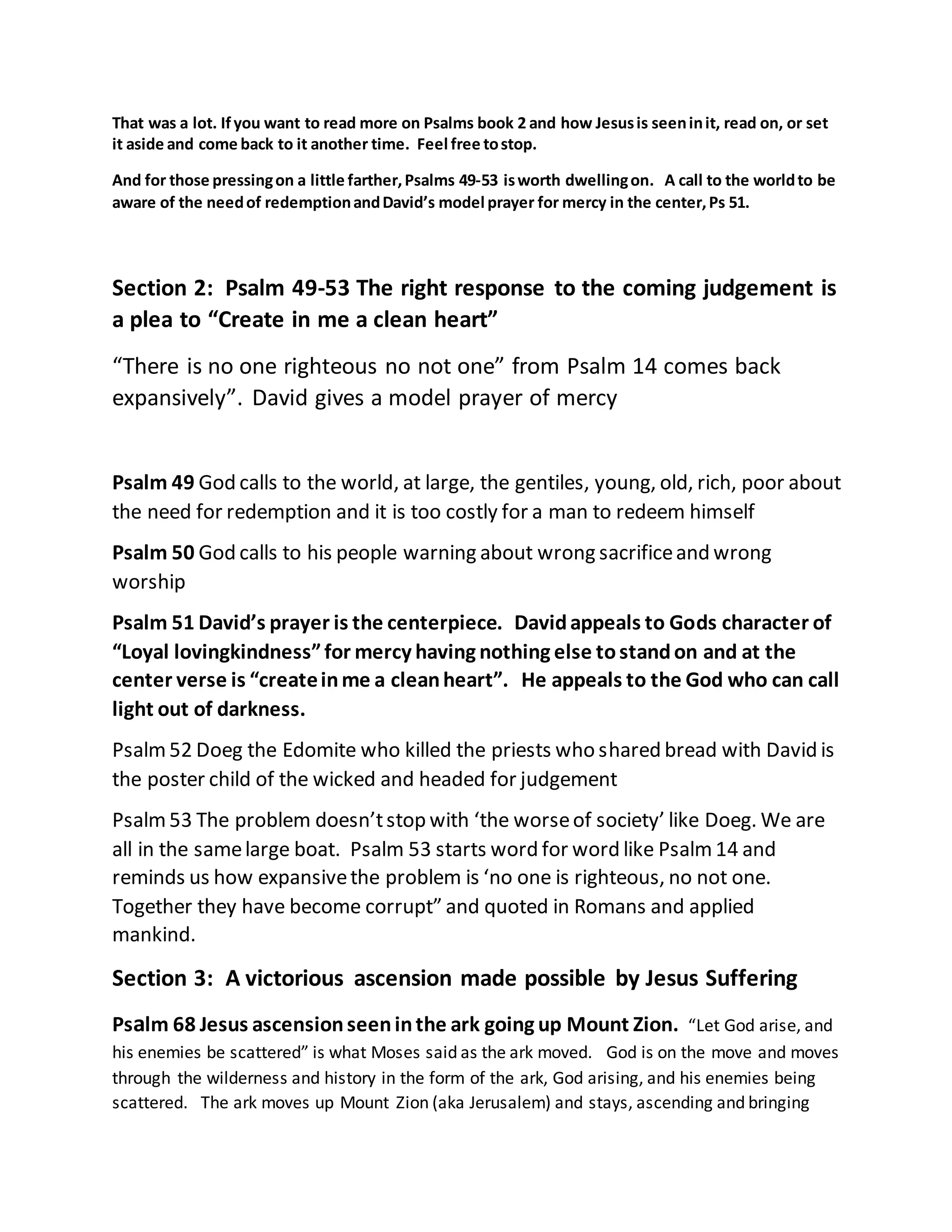 Seeing and Savoring Jesus in book 2 of the Psalms | PDF