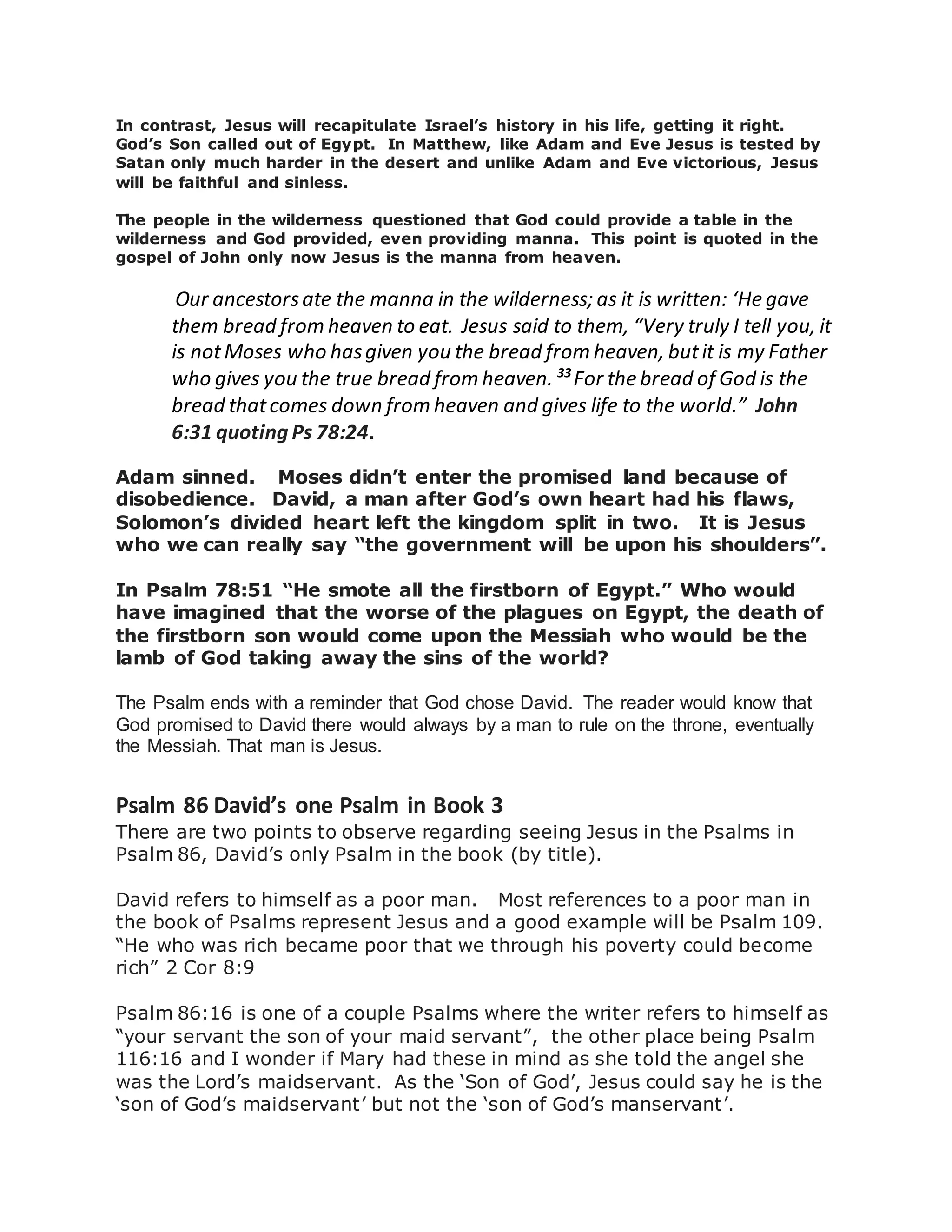 Seeing and Savoring Jesus in Book 3 of the Psalms | PDF