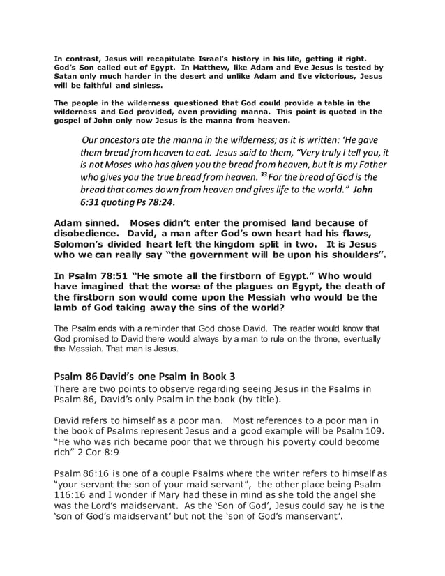 Seeing and Savoring Jesus in Book 3 of the Psalms | PDF