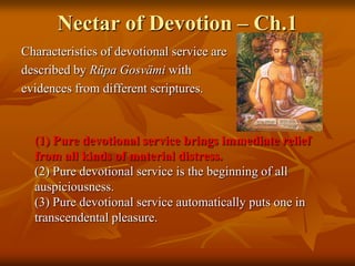 Glories of Devotional service | PPTX