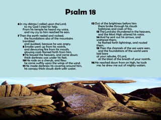 A Devotion on Psalm 18 | PPT
