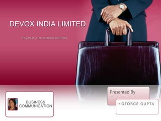 Devox india limited Case Study | PPTX