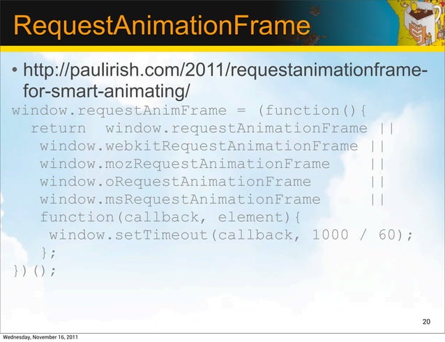 Intro To Html5 Game Programming Ppt