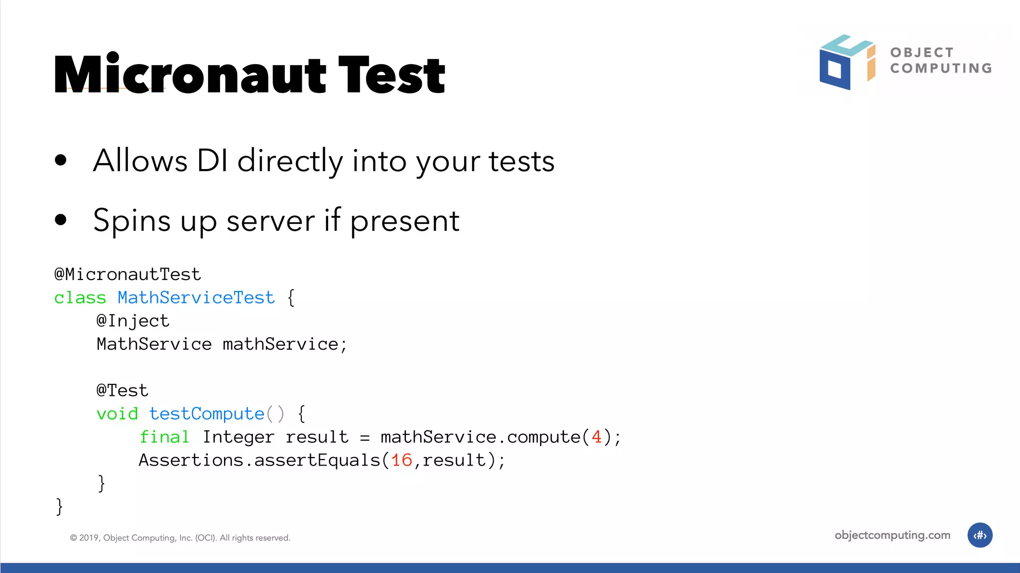 Micronaut Deep Dive - Devoxx Belgium 2019 | PPT
