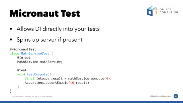 Micronaut Deep Dive - Devoxx Belgium 2019 | PPT