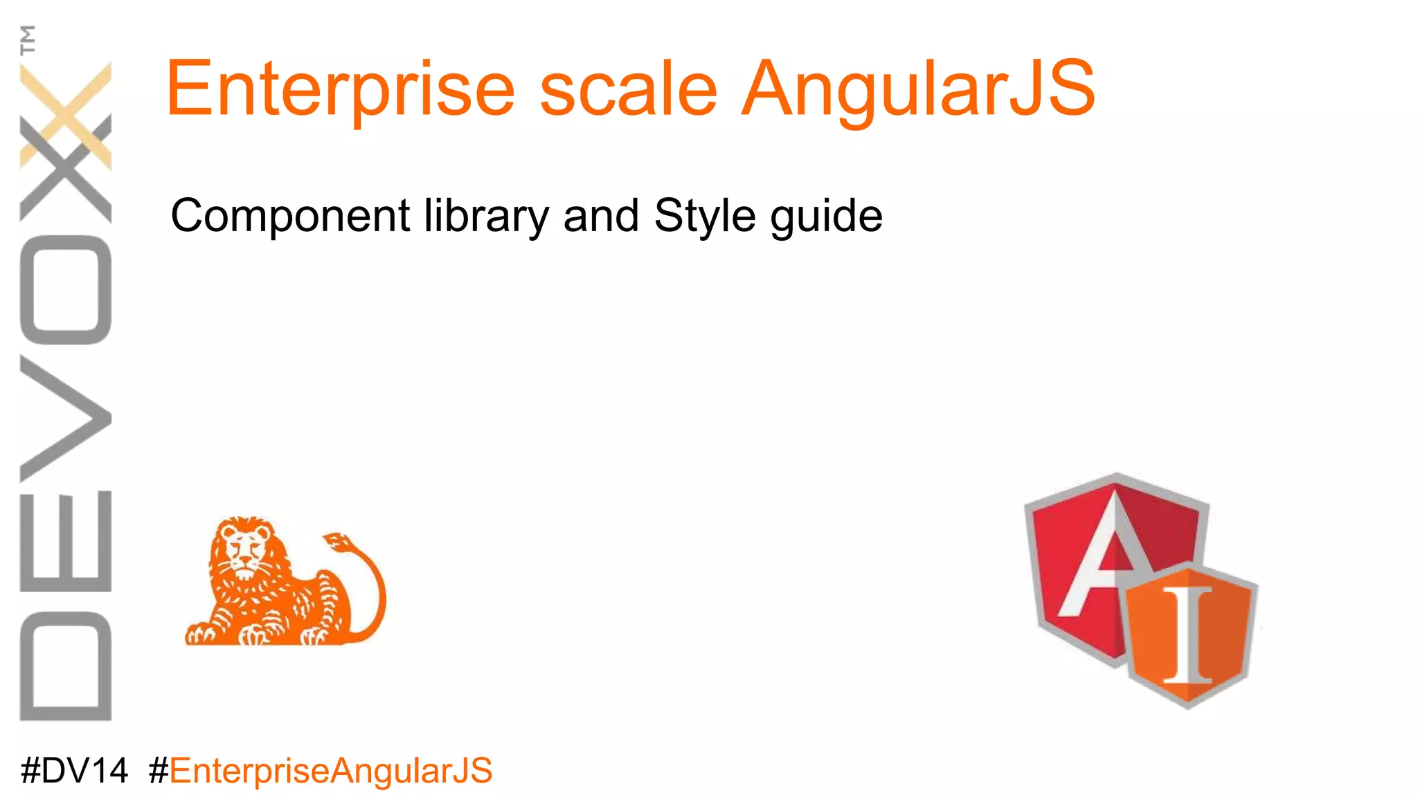 Devoxx enterprise scale angular | PPT
