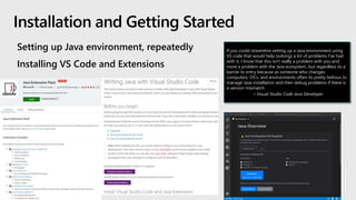 Evolution of VS code Java ecosystem | PPTX