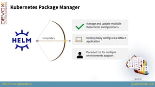 The automation challenge: Kubernetes Operators vs Helm Charts | PPT