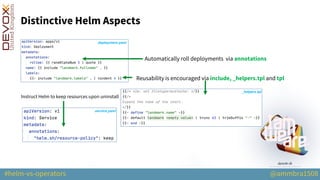 The automation challenge: Kubernetes Operators vs Helm Charts | PPT