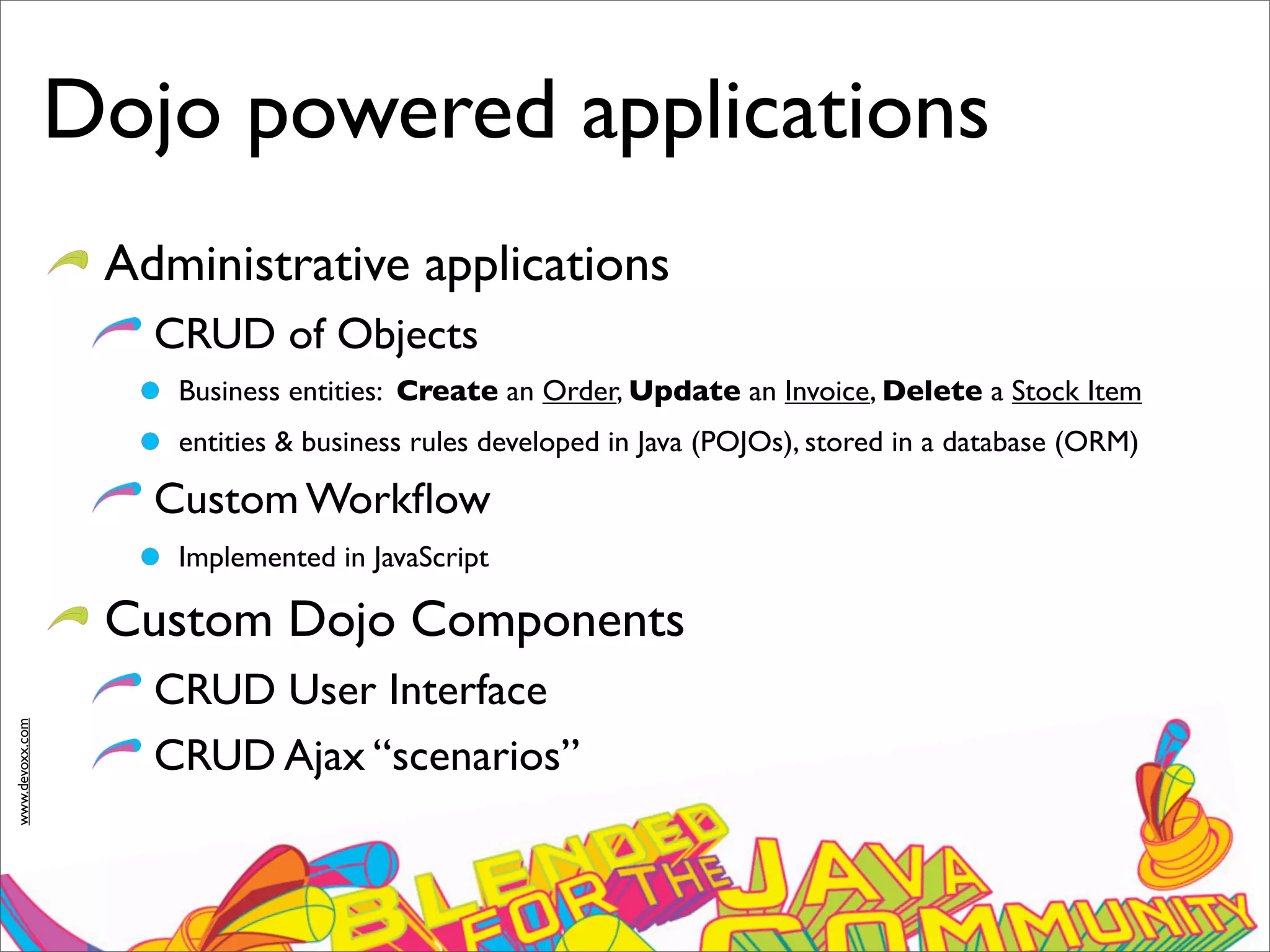 Dojo CRUD Components | PPT
