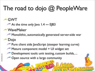 Dojo CRUD Components | PPT