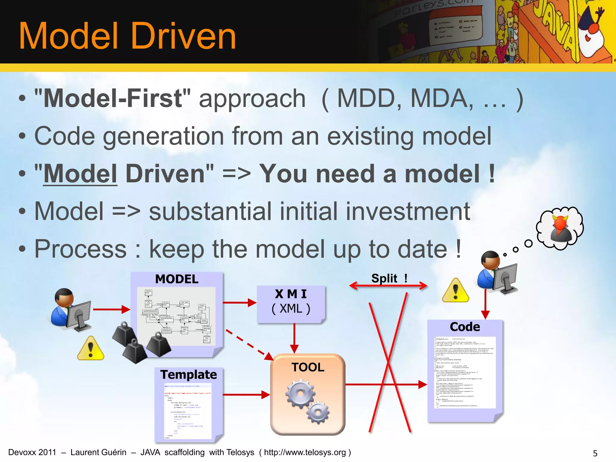 Devoxx 2011 - Scaffolding with Telosys | PDF