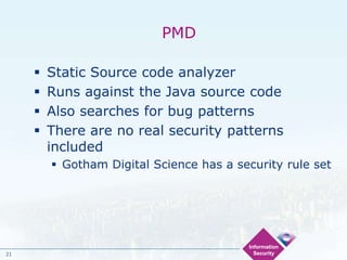 Devoxx 2013 - David Tillemans - Security Test Automation in Software ...