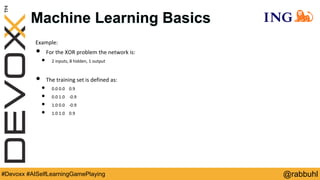 Devoxx 2017 - AI Self-learning Game Playing | PDF