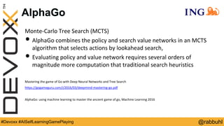 Devoxx 2017 - AI Self-learning Game Playing | PDF