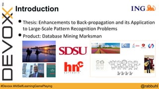 Devoxx 2017 - AI Self-learning Game Playing | PDF