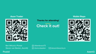 Devoxx 2018 - Pivotal and AxonIQ - Quickstart your event driven architecture | PDF