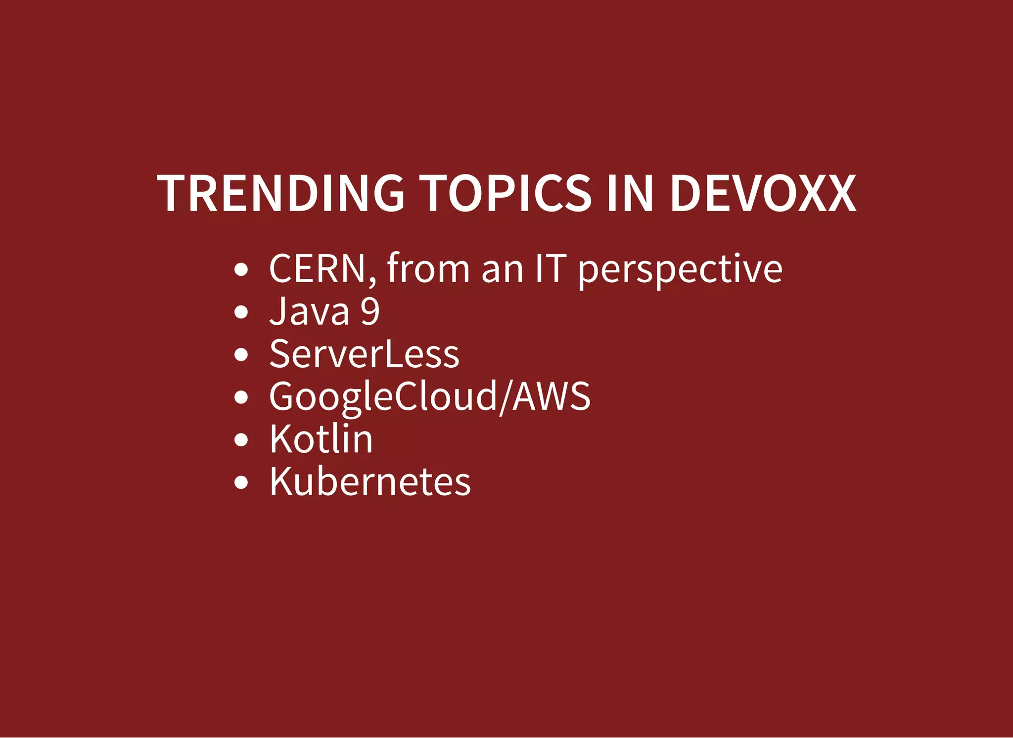 Devoxx be 2017_highlights | PPT