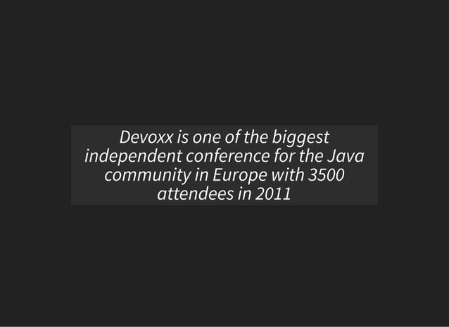 Devoxx be 2017_highlights | PPT