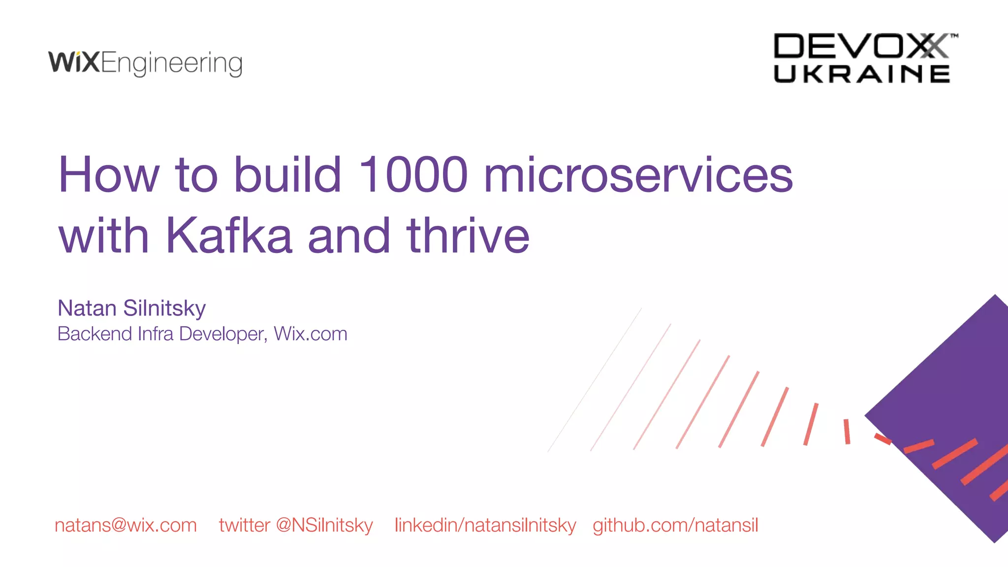 How to build 1000 microservices with Kafka and thrive | PDF