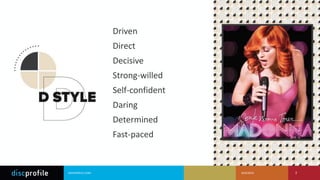 DiSC Personality Styles - Styles de personnalités DISC | PDF