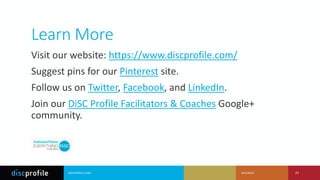 DiSC Personality Styles - Styles de personnalités DISC | PDF