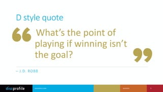 DiSC Personality Styles - Styles de personnalités DISC | PDF