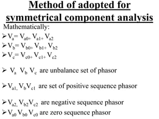 symmetrical component of power system | PPTX