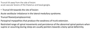 localization and control of gait and posture disorders | PPTX