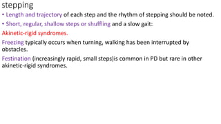 localization and control of gait and posture disorders | PPTX
