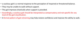 localization and control of gait and posture disorders | PPTX