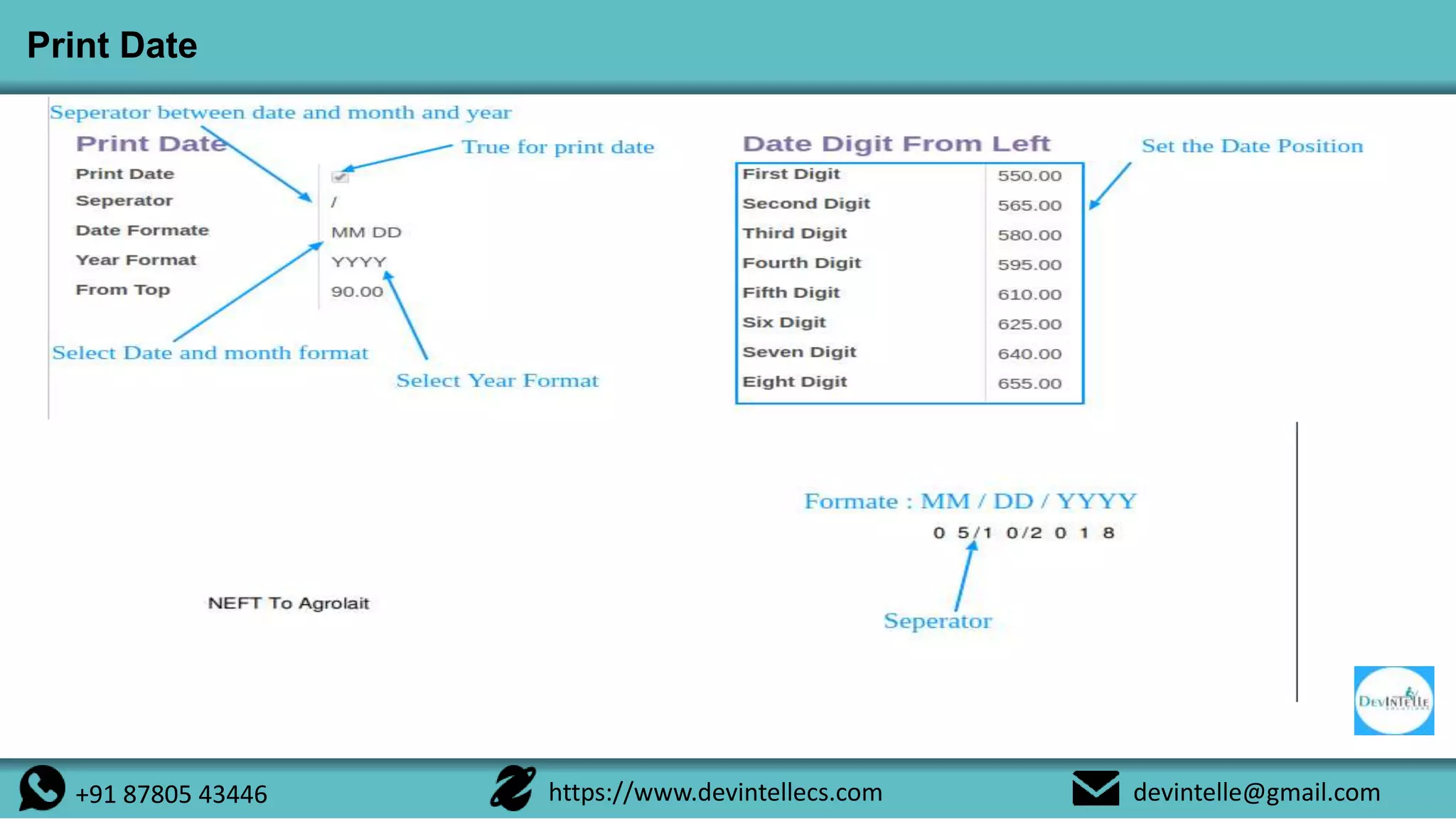 Dynamic Print Cheque - Check Writing with the use of our odoo App | Apps | PPT