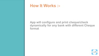 Dynamic Print Cheque - Check Writing with the use of our odoo App ...