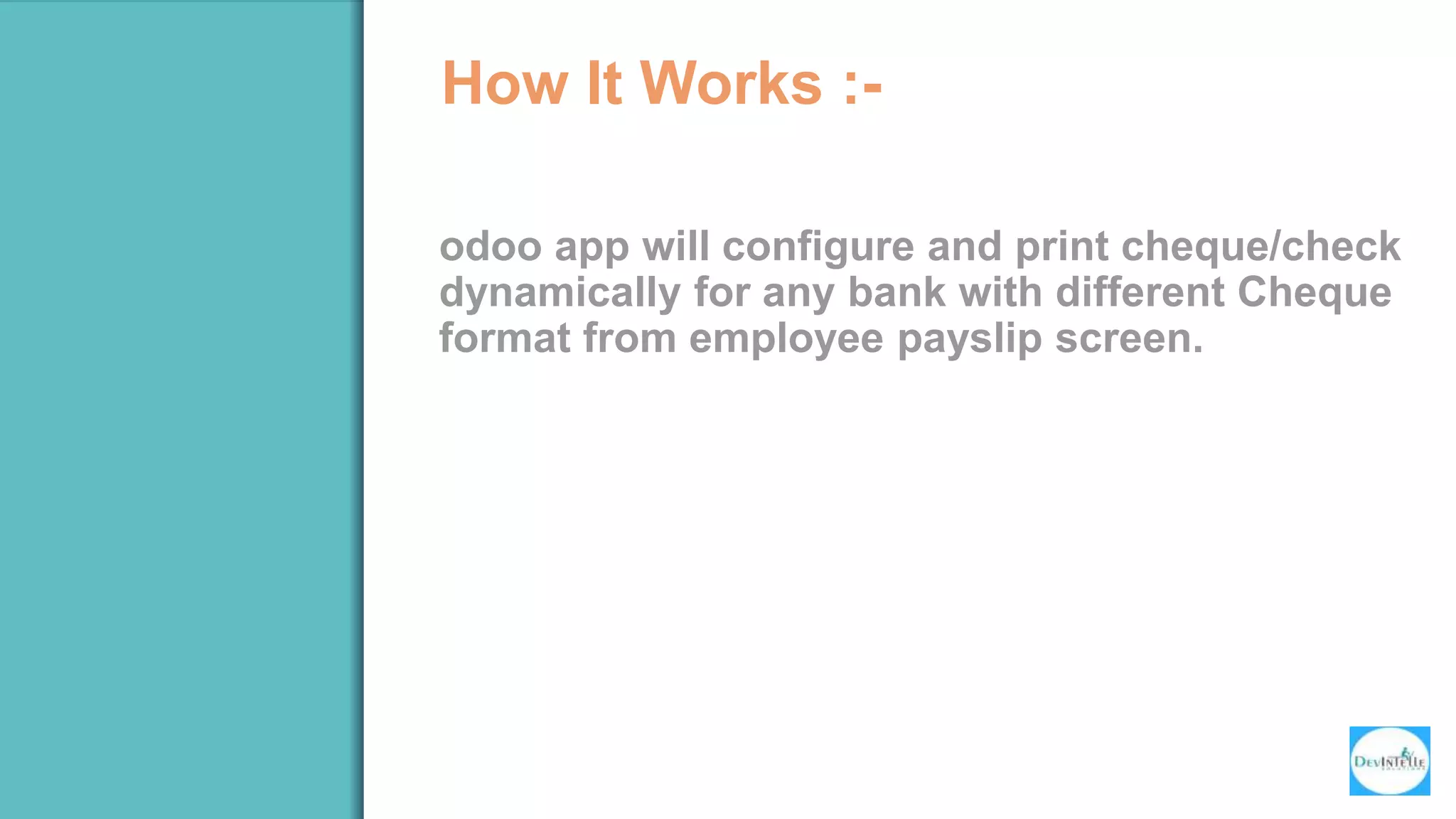 DYNAMIC PRINT PAYSLIP CHEQUE - CHECK WRITING | PPT