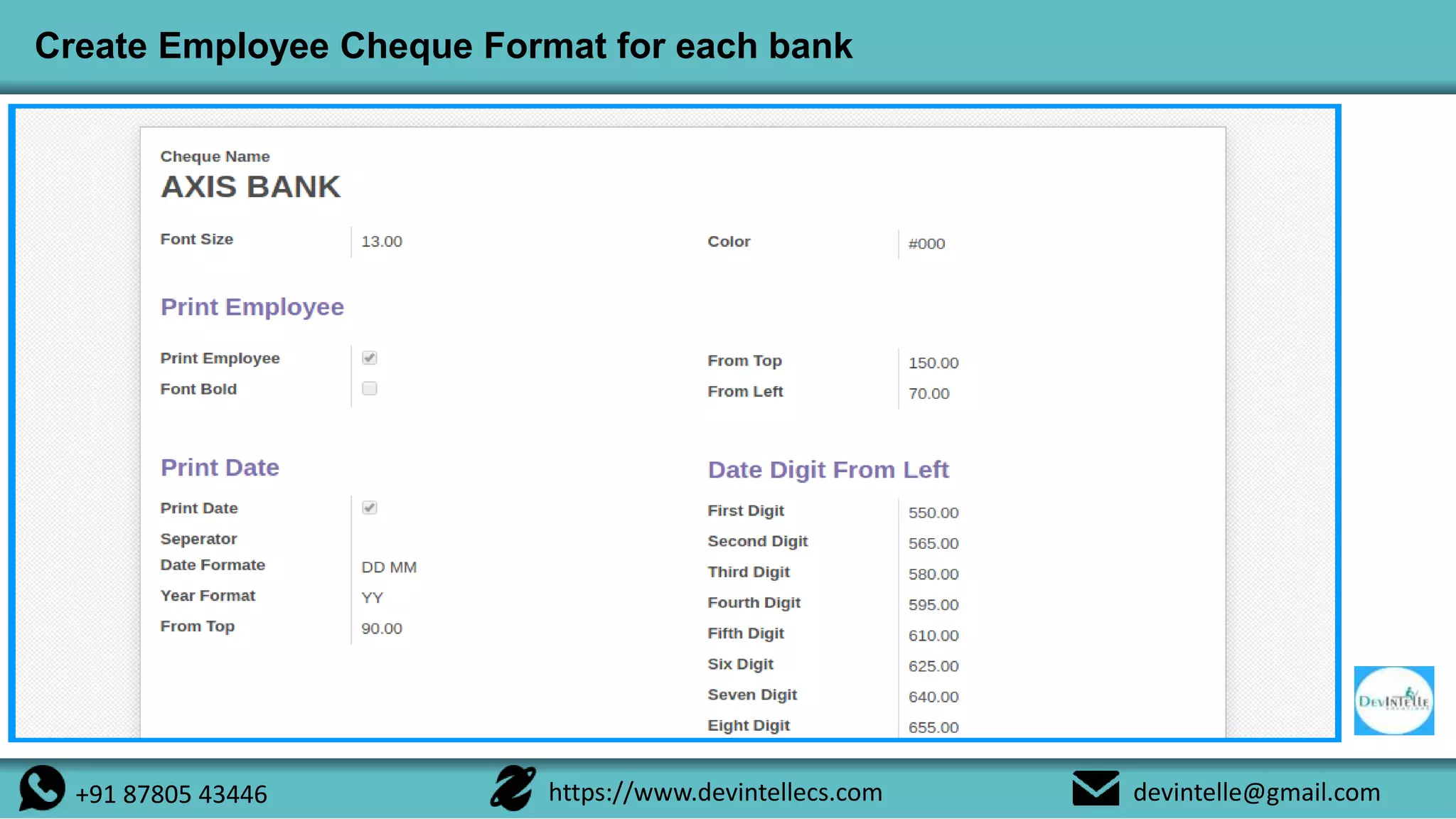 DYNAMIC PRINT PAYSLIP CHEQUE - CHECK WRITING | PPT