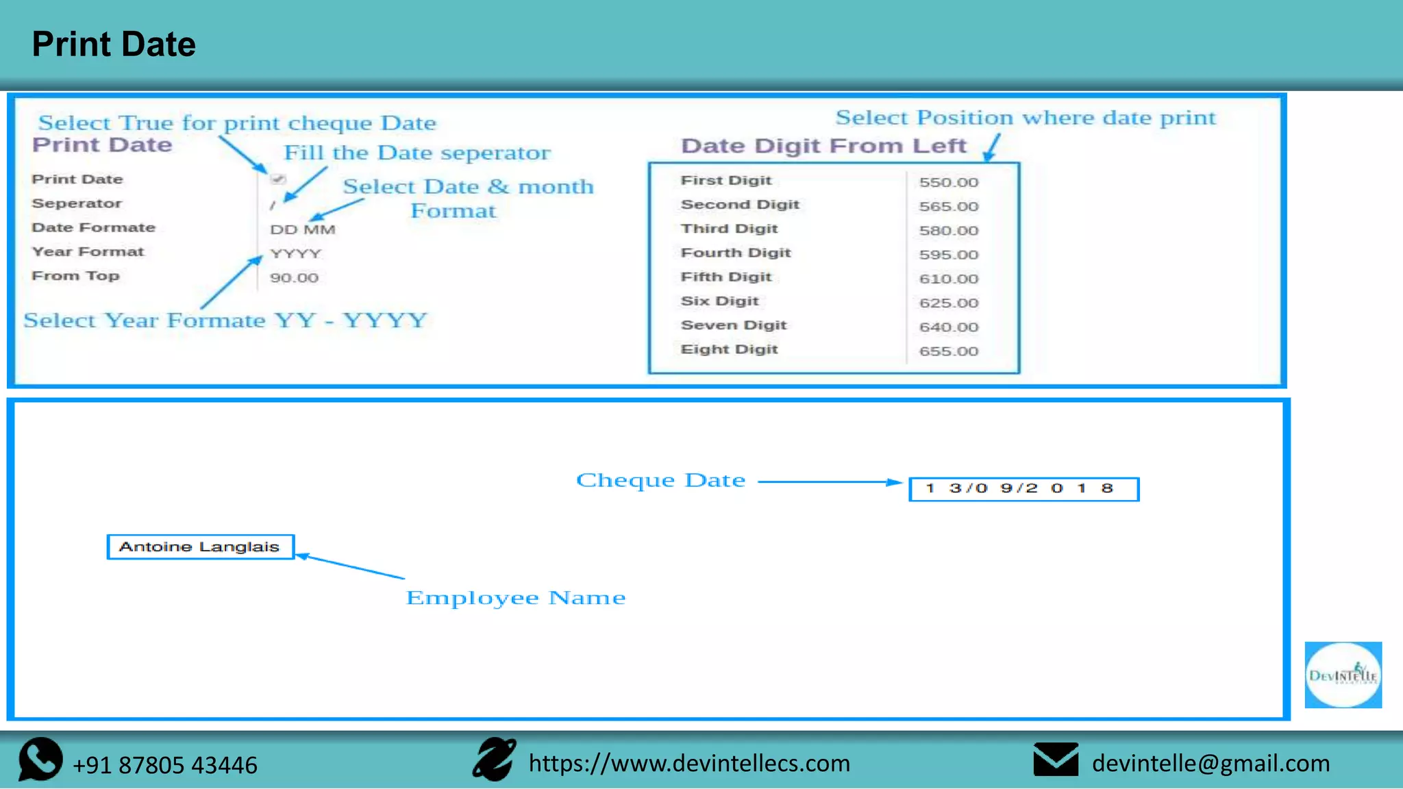 DYNAMIC PRINT PAYSLIP CHEQUE - CHECK WRITING | PPT