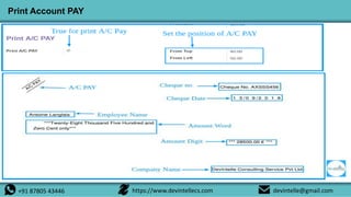 DYNAMIC PRINT PAYSLIP CHEQUE - CHECK WRITING | PPT