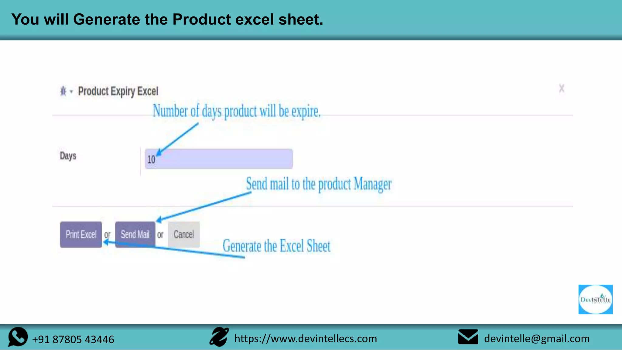 Product Expiry Excel Report & Reminder With Odoo | PPTX