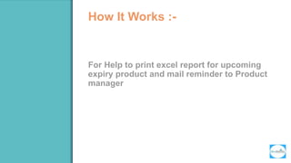 Product Expiry Excel Report & Reminder With Odoo | PPTX