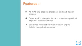 Product Expiry Excel Report & Reminder With Odoo | PPTX