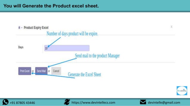 Product Expiry Excel Report & Reminder With Odoo | PPT