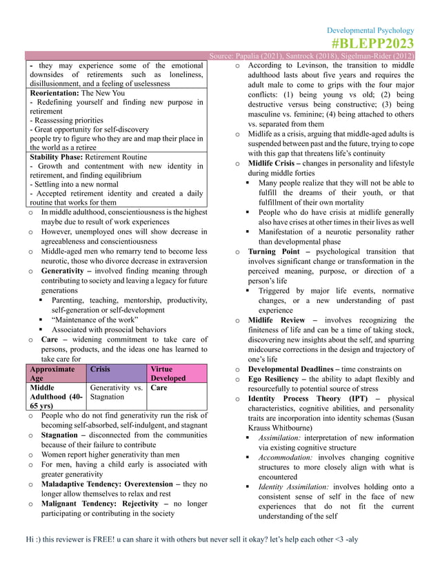 BLEPP Reviewer - Developmental Psychology | PDF | Genetics | Science